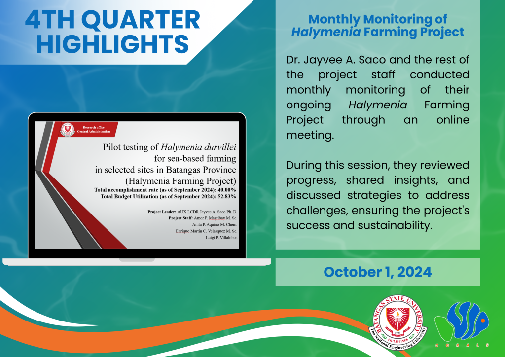 4TH QUARTER HIGHLIGHTS 2024 – VIP CORALS