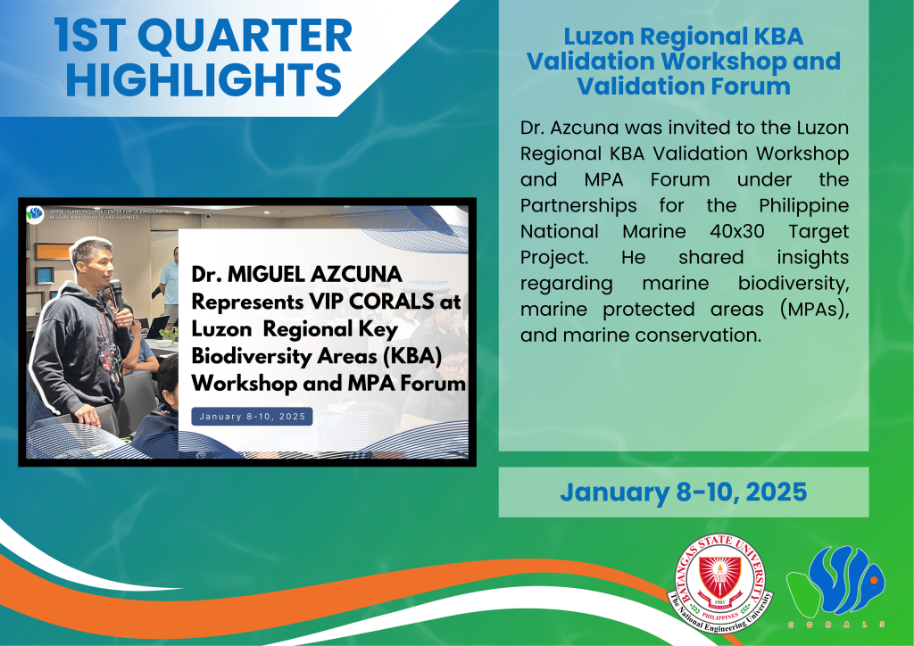 1ST QUARTER HIGHLIGHTS 2025 – VIP CORALS