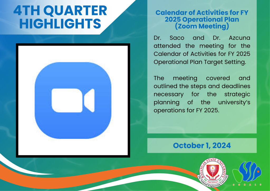 4TH QUARTER HIGHLIGHTS 2024 – VIP CORALS